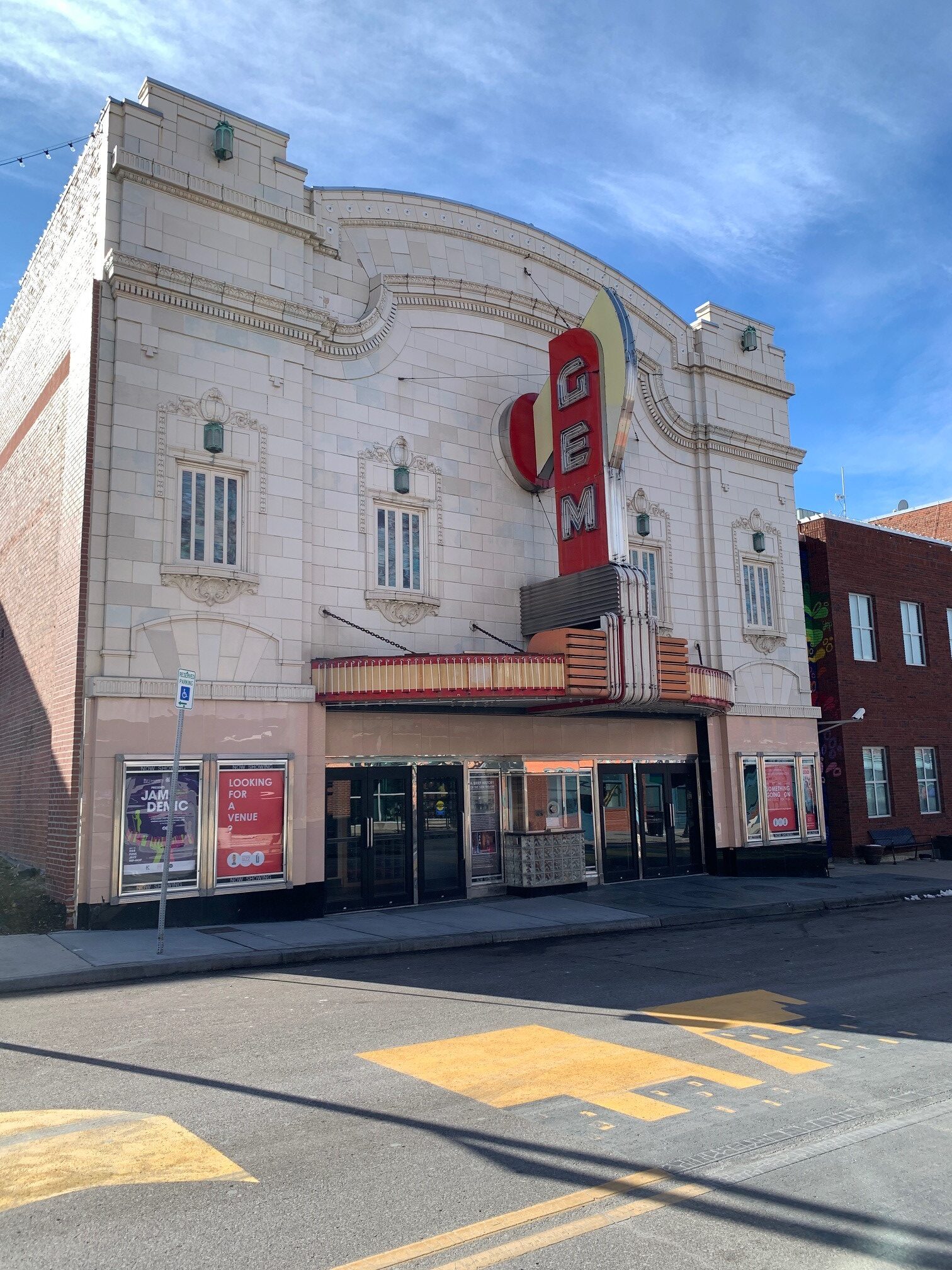 Restored façade of Gem Theater with 500 seat modern venue inside 18th ...